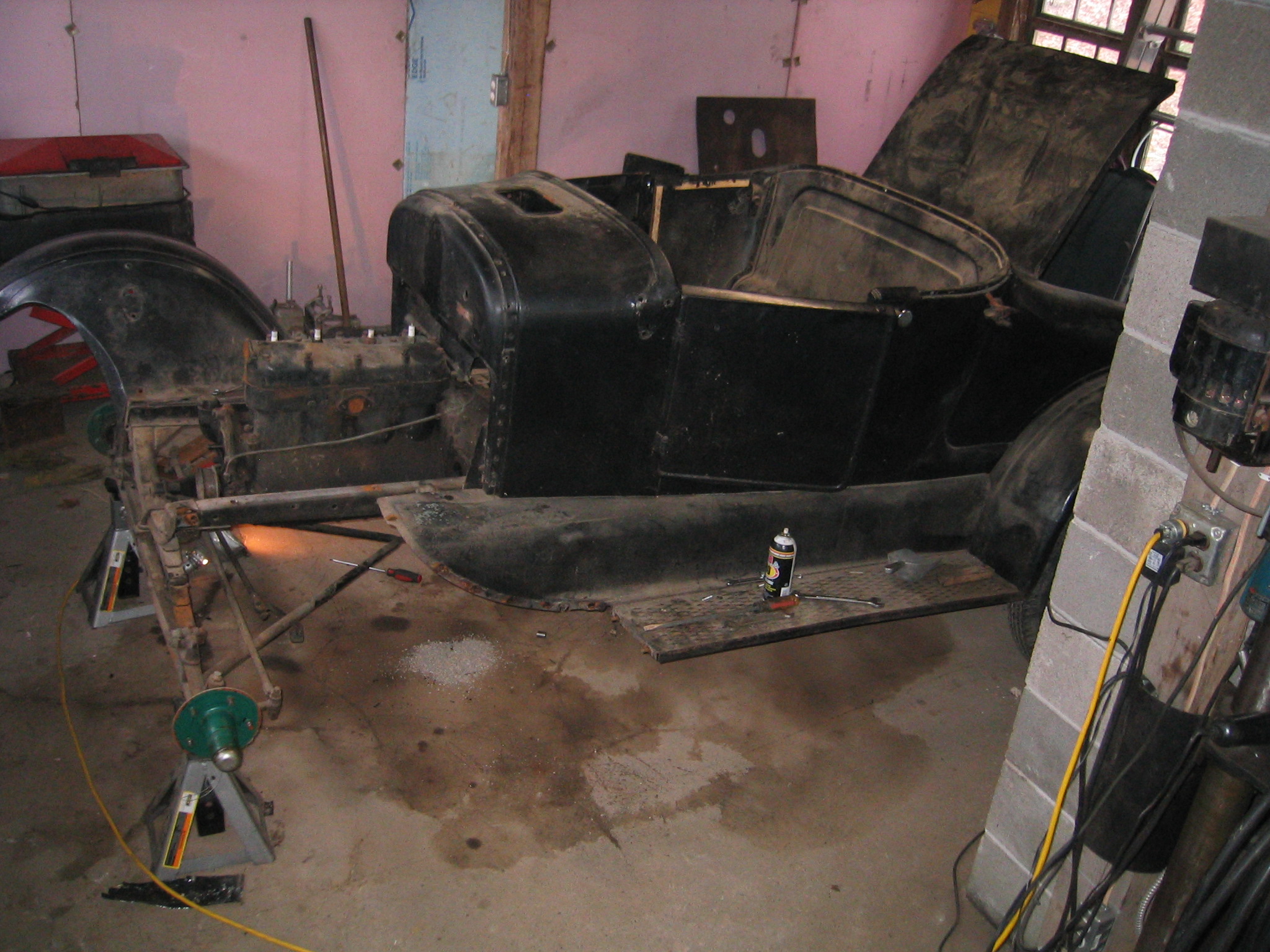 Model T disassembly